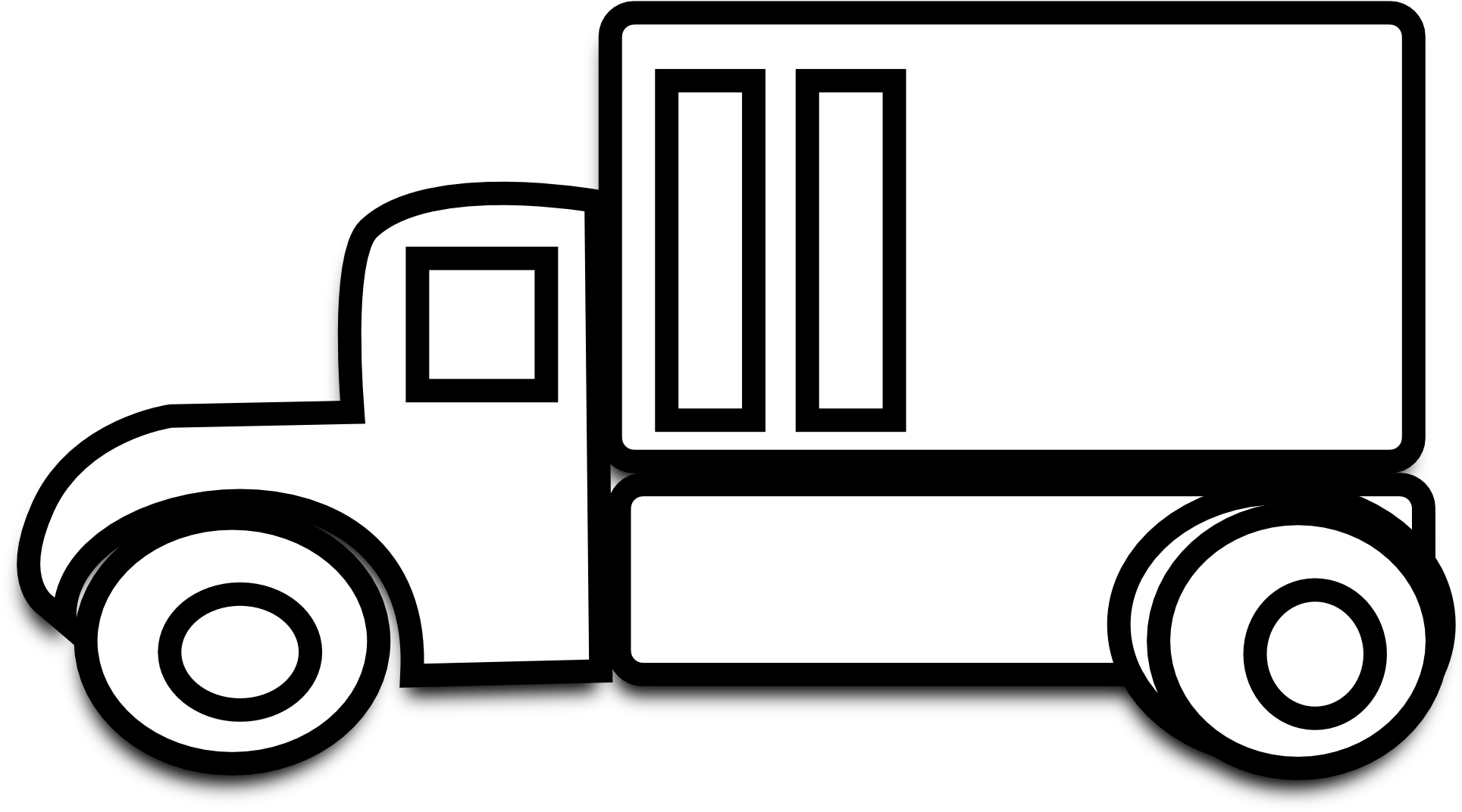 Christmas - Free Clipart Delivery Truck - Full Size PNG Clipart Images ...