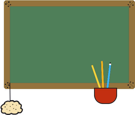 Blackboard Clip Art, School Blackboard In Color - Blackboard Clip Art ...