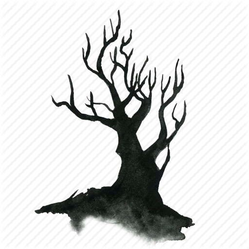 Creepy Tree - Haunted Tree Png - Full Size PNG Clipart Images Download