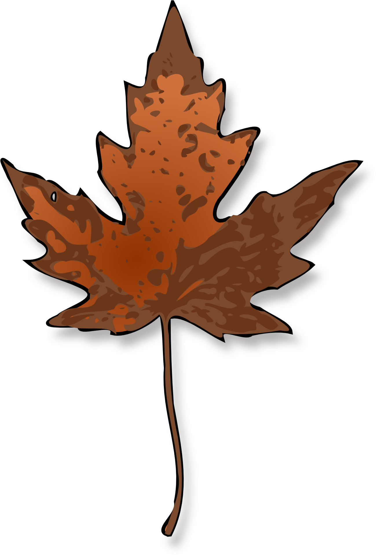 Maple Leaf Clip Art - (1313x1920) Png Clipart Download