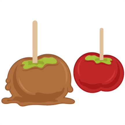 Candied Apples Svg Cutting Files For Scrapbooking Fall - Caramel Apple ...