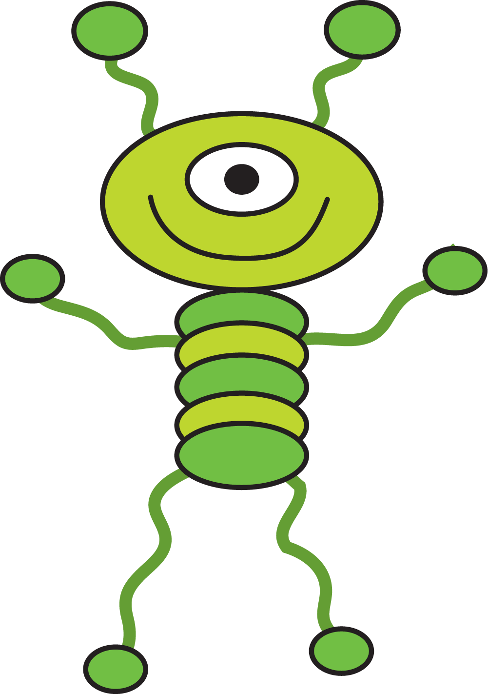 Alien Outer Space Clipart Collection - Clip Art Alien From Outer Space ...