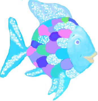 Rainbow Fish Clip Art - Rainbow Fish Clip Art - (346x357) Png Clipart ...