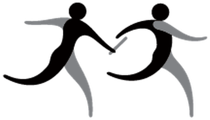 Relay Race - Symbols Of Different Sports - (456x399) Png Clipart Download