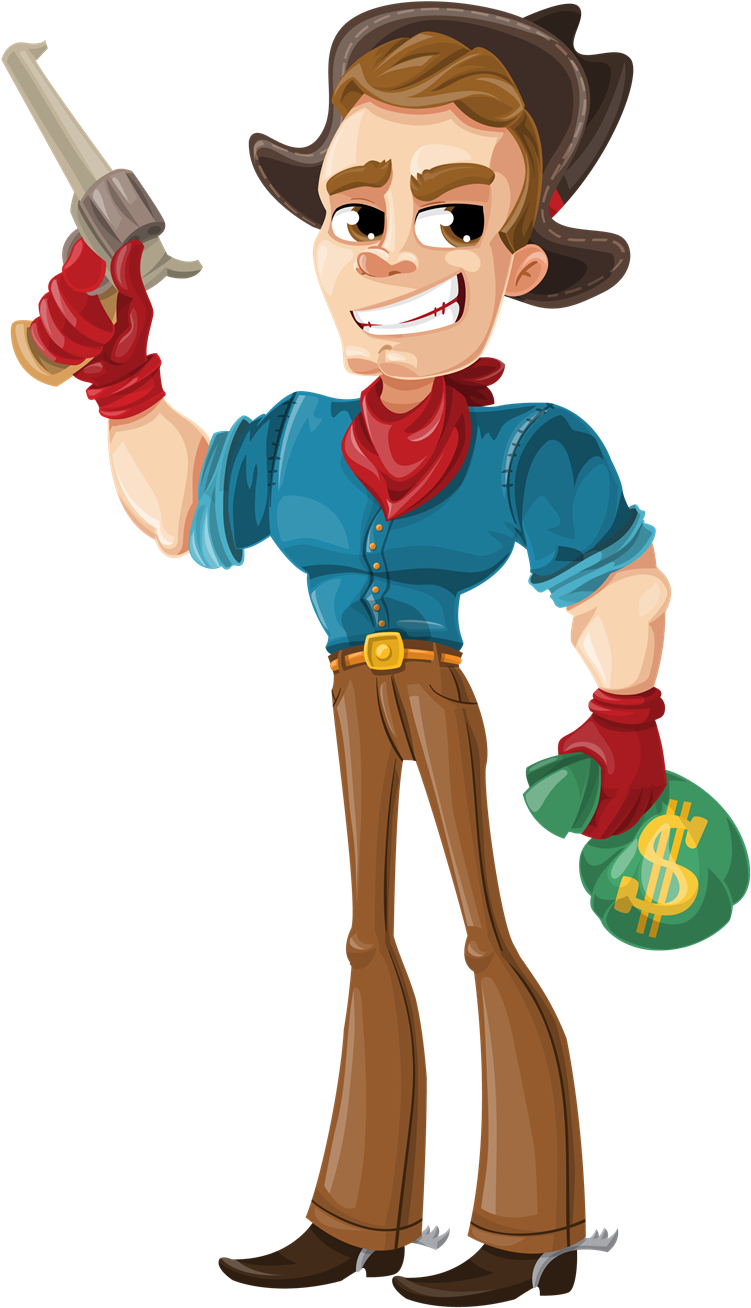 Free Cartoon Western Outlaw Clip Art - Cartoon Western Png - (1000x1387 ...