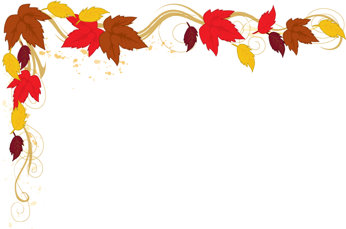 Falling Clipart Corner Border Pencil And In Color Falling - Fall Leaves ...
