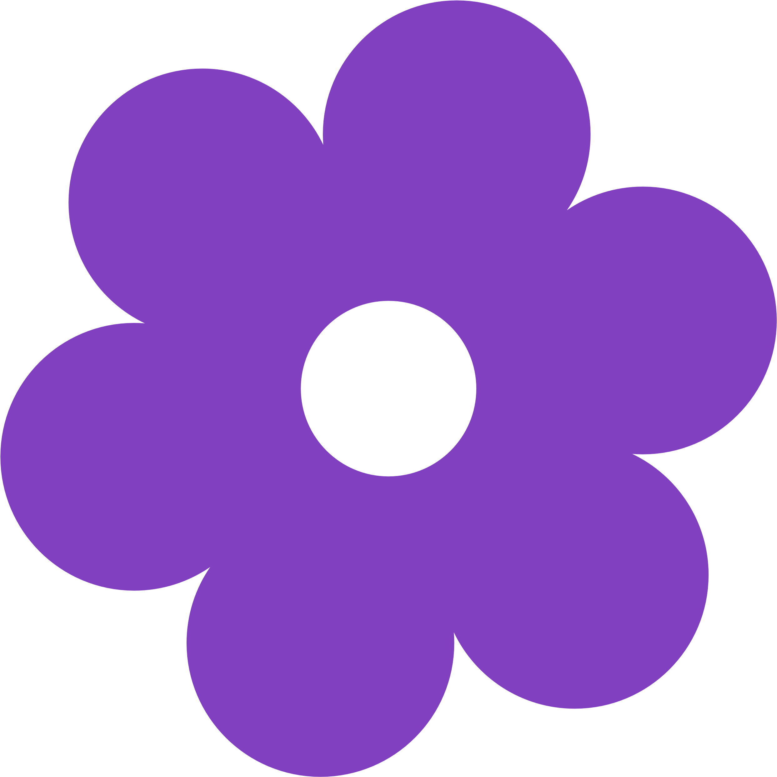 Spring Flowers Clip Art - Purple Flower Clipart - (2555x2533) Png ...