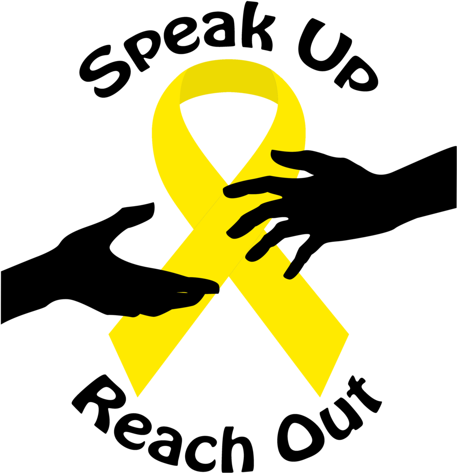 Suicide Awareness - Un Pont Entre Deux Rives - (1024x1054) Png Clipart ...