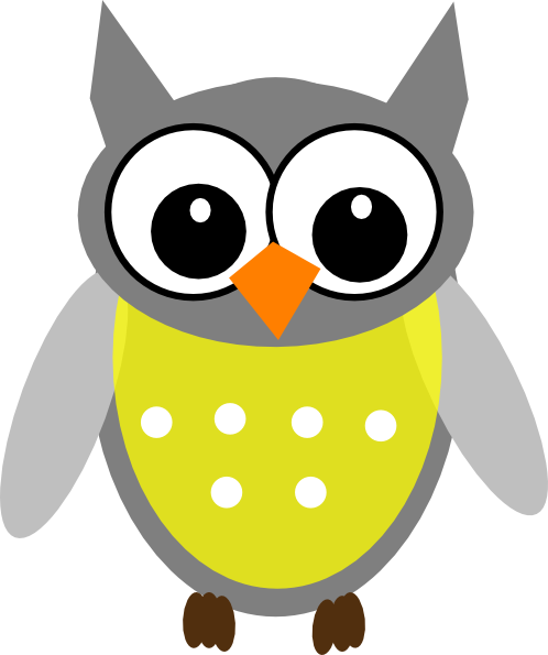 Sad Owl Cliparts - Wise Owl Clipart - (498x595) Png Clipart Download