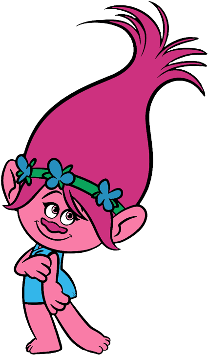And Clipped By Cartoon Clipart - Princess Poppy Coloring Sheet - Full ...