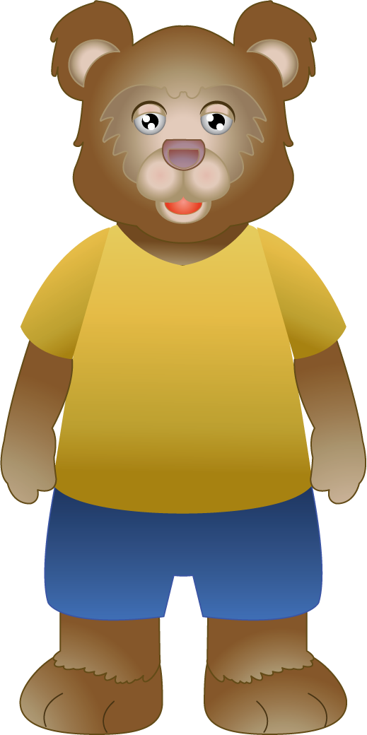 Baby Bear Clipart Free Clip Art Fantasy Sci Fi Fables - Baby Bear From ...