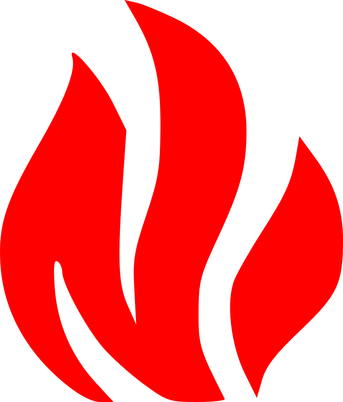 Fire - Safety - Clipart - Fire Symbol - (1090x1280) Png Clipart Download