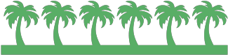 Craftwell - Palm Tree Border Clip Art - (349x349) Png Clipart Download