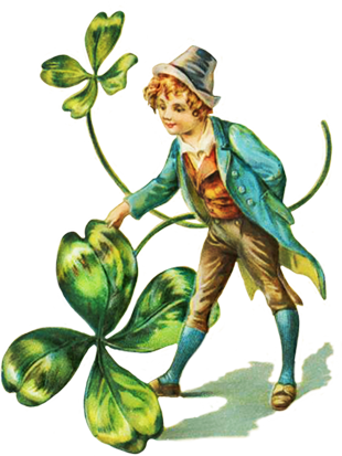 Vintage St - Vintage St Patricks Day - (310x413) Png Clipart Download