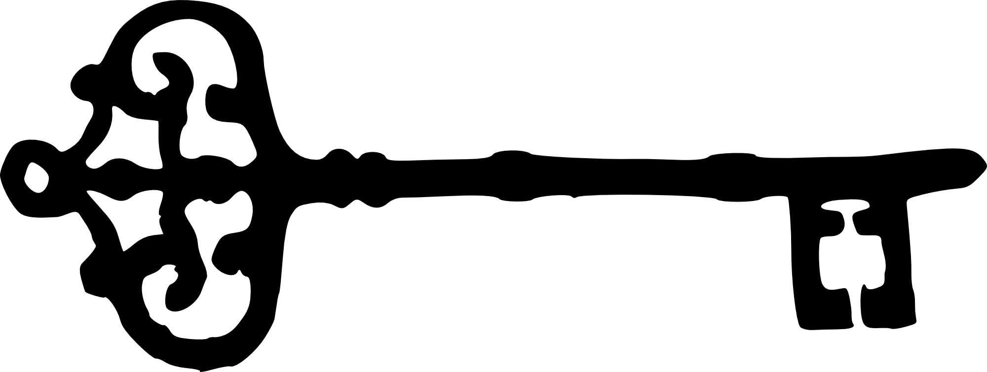 Free Download - Skeleton Key Png - (2000x755) Png Clipart Download