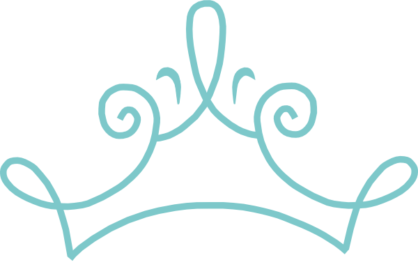 Princess Crown Blue Clip Art - Blue Princess Crown Clipart - (600x376 ...