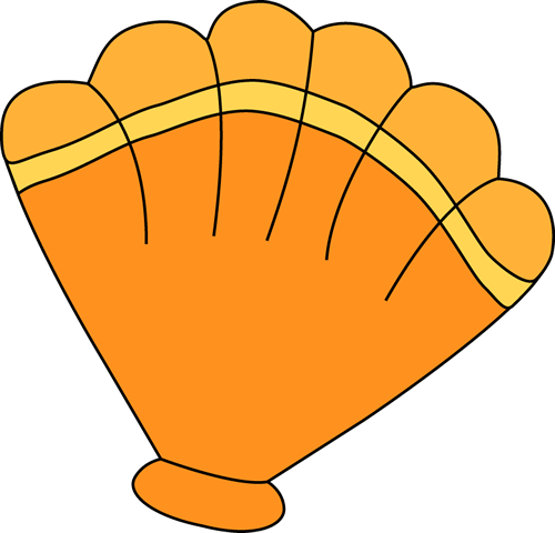 Orange Sea Shell - Sea Shell Cartoon Png - (500x480) Png Clipart Download