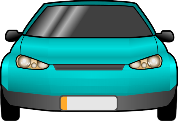 Car Clipart - Car Front Vector Png - (600x407) Png Clipart Download