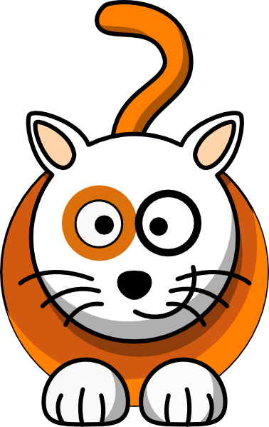 Clker Clipart Cat Clip Art At Clker Vector Clip Art - Black And White ...