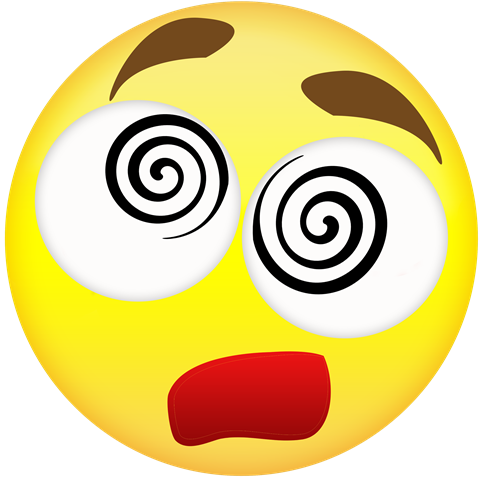 Smiley Face Clip Art Thumbs Up - Dizzy Clipart - Full Size PNG Clipart ...