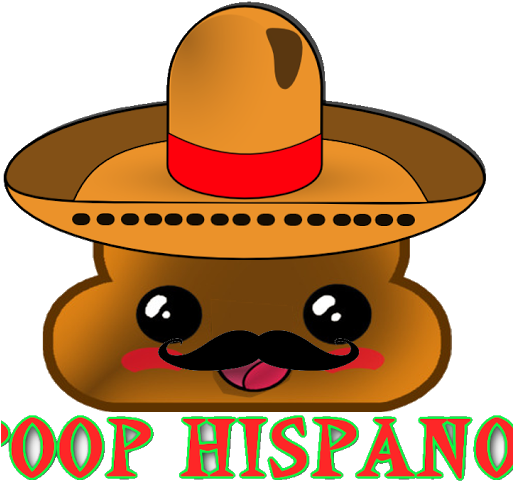 Dog Poop Clip Art - Poop Emoji With Sombrero - (512x511) Png Clipart ...