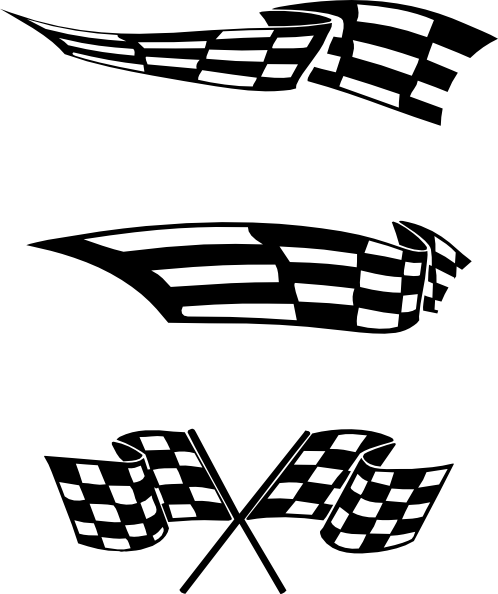 Checkered Flags Clip Art At Clker Com Vector Clip Art - Free Vector ...