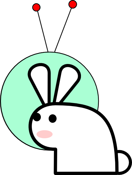 Space Bunny Clip Art - Rabbit Clip Art - (450x596) Png Clipart Download