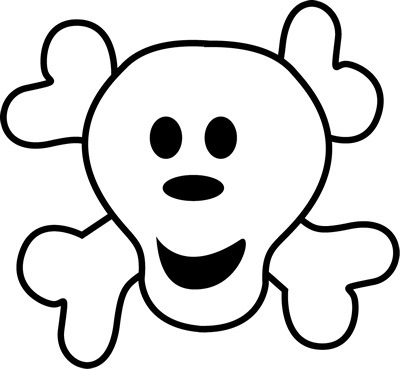 Pirate Skull And Crossbones Clip Art - Pirate Symbol Clip Art - Full ...