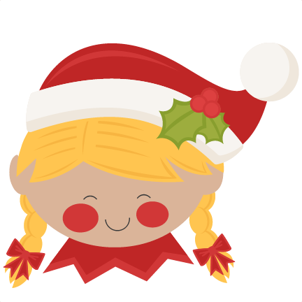 Christmas Elf Girl Svg Scrapbook Cut File Cute Clipart - Cute Elves ...