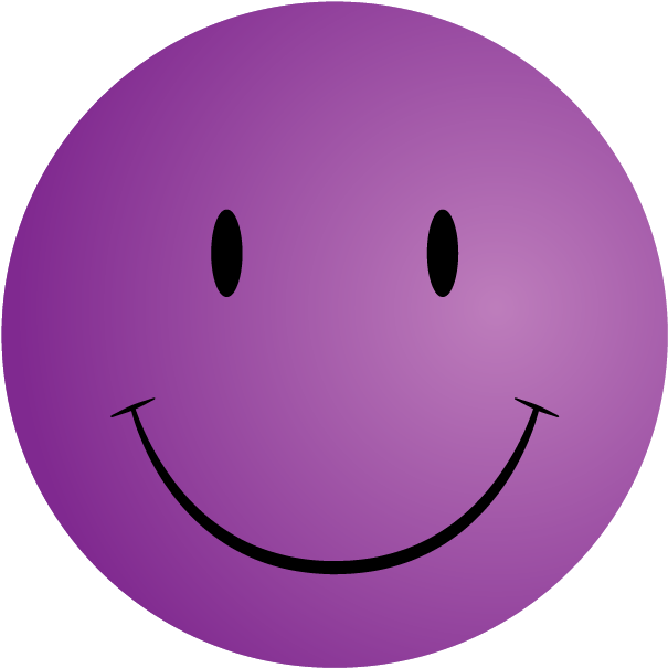 Free Printable Smiley Faces Clip Art - Purple Smiley Face - (766x766 ...