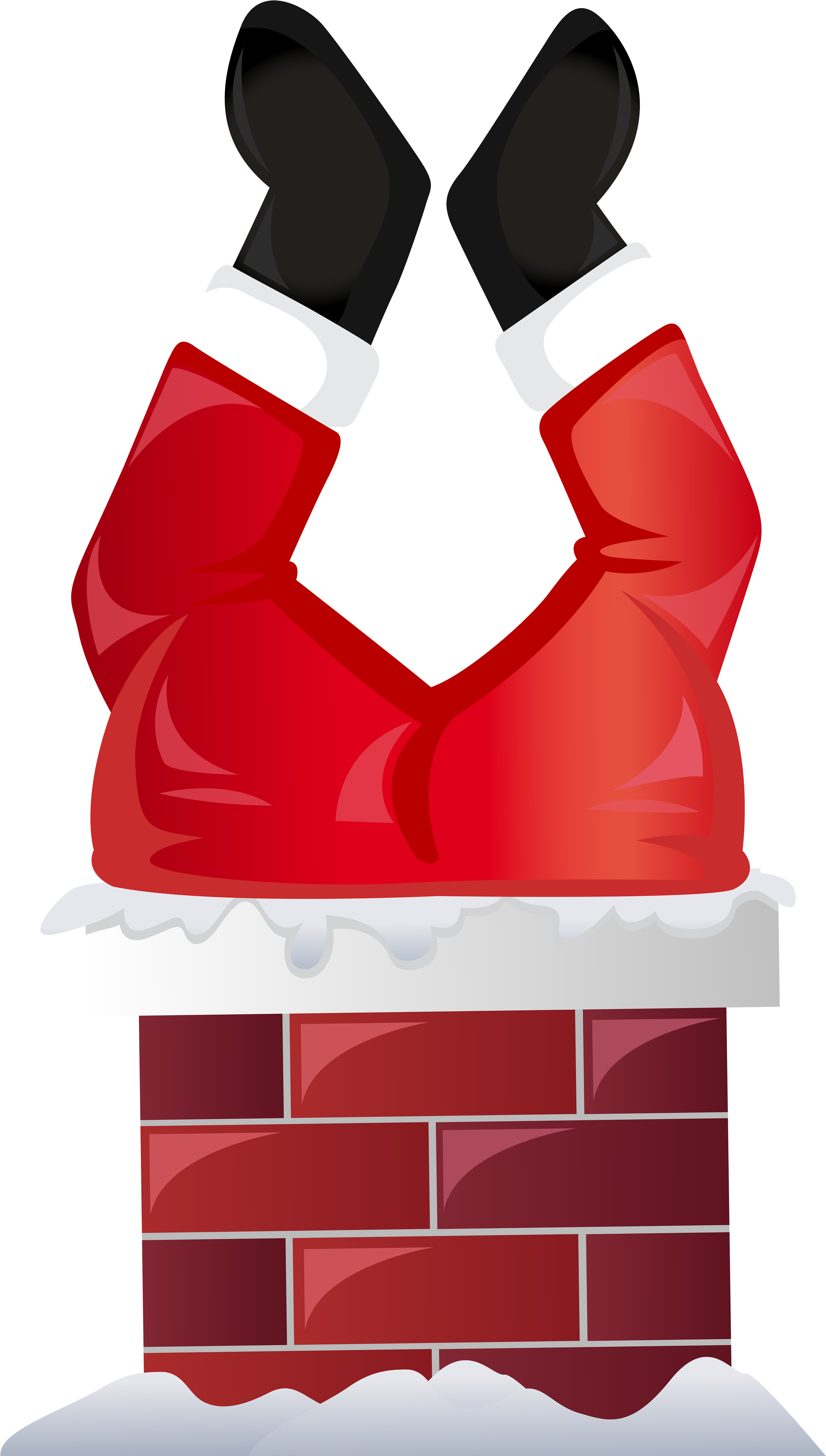 Funny Santa In Chimney Transparent Png Clip Art - Funny Santa Png ...