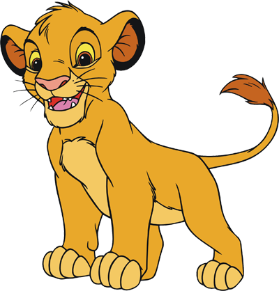 Cub Simba Clipart - Lion King Characters Simba - Full Size PNG Clipart ...