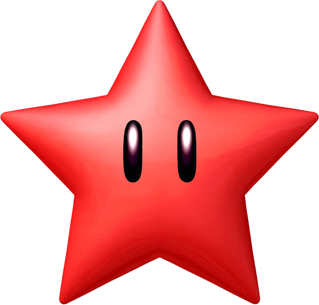 Shooting Star Clip Art Outline - Super Mario Red Star - (649x619) Png ...