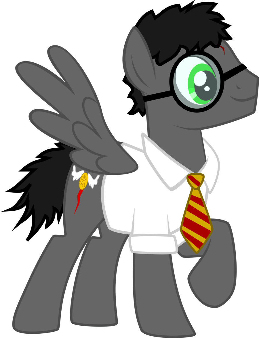 Harry Potter As Ponies - (900x1176) Png Clipart Download