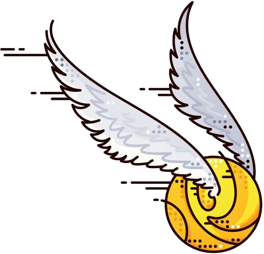 Cartoon Snitch Harry Potter - Full Size PNG Clipart Images Download