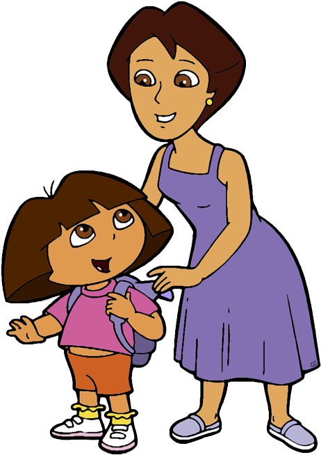Dora And Her Mother Or Mami, Elena Marquez - Dora The Explorer Mami ...