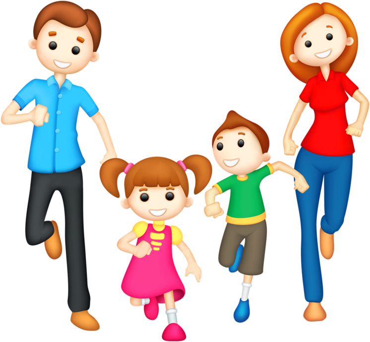 Happy Family - Family Clipart Png - (2181x2000) Png Clipart Download