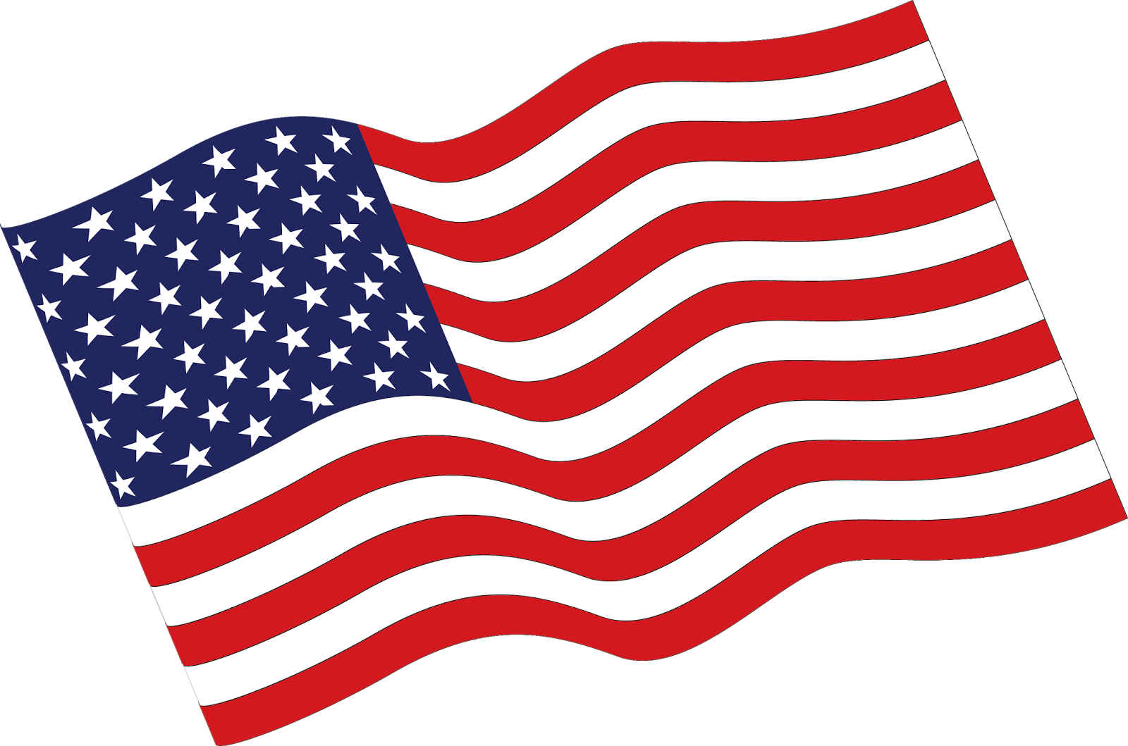 Drawn American Flag Veterans Day - American Flag Clip Art - Full Size ...