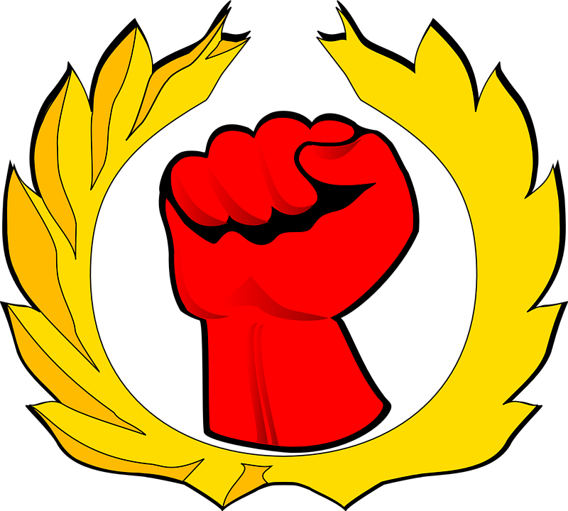 Fist, Union, Gauntlet, Happy, Labour - Labor Day Clip Art - (800x720 ...