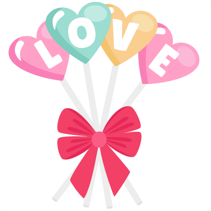 Love Lollipops Valentine Treats Scrapbook Cuts Svg - Miss Kate ...