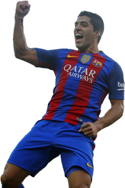 Suarez No Background - (1024x682) Png Clipart Download