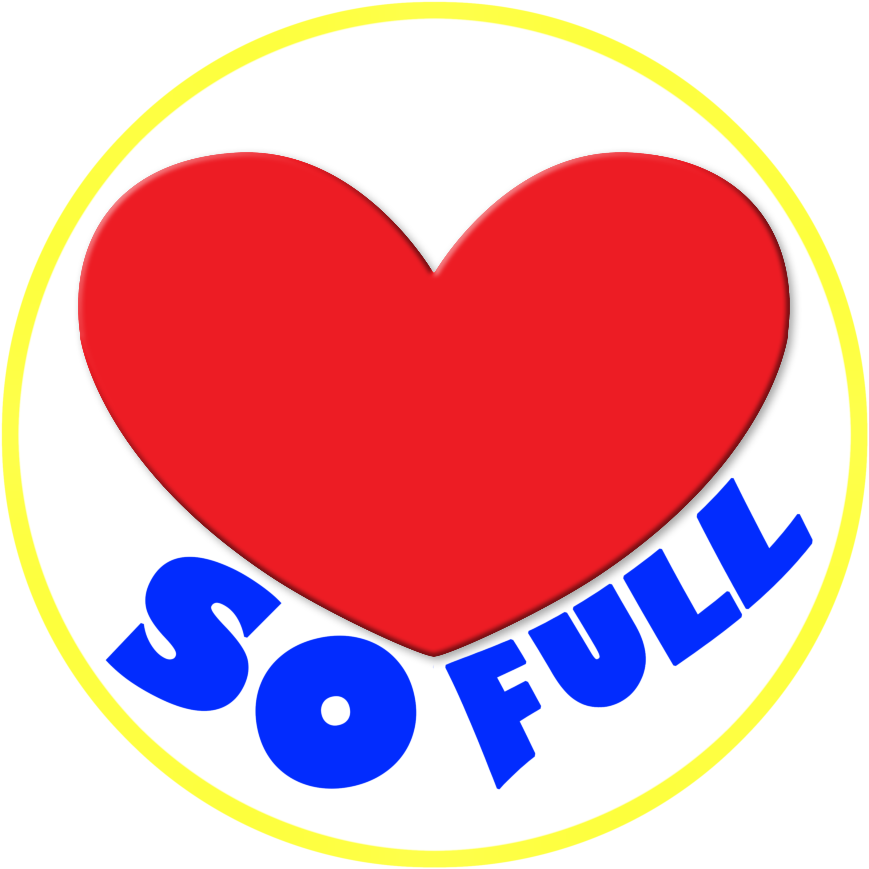 Heart So Full - Heart Full - (3360x3362) Png Clipart Download