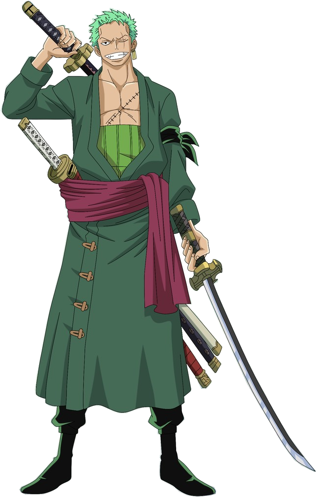 East Blue - One Piece Zoro - (697x1050) Png Clipart Download