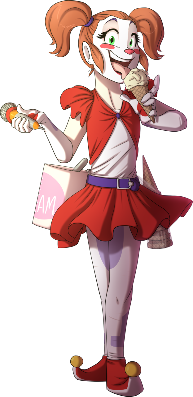 Circus Baby - Fnaf Sl Namy Gaga - (623x1282) Png Clipart Download