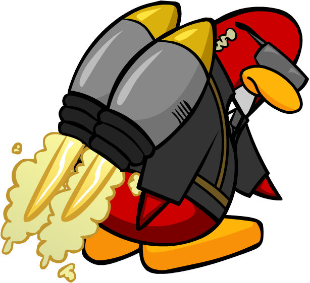 Jet Pack Guy About To Take Off - Club Penguin Jet Pack - (614x562) Png ...