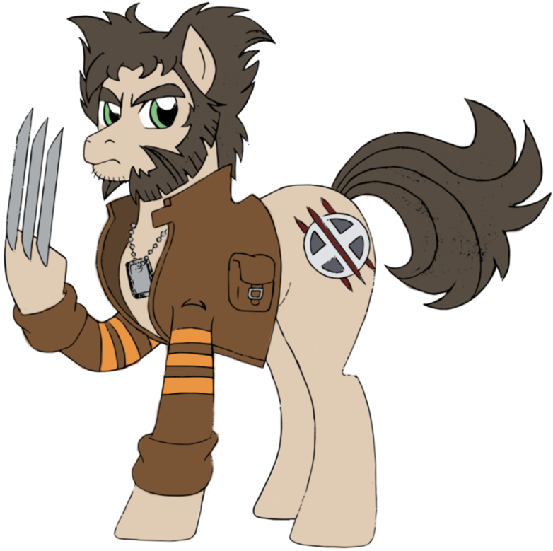 Wolverine Mlp - Google Search - Wolverine Pony - (994x803) Png Clipart ...