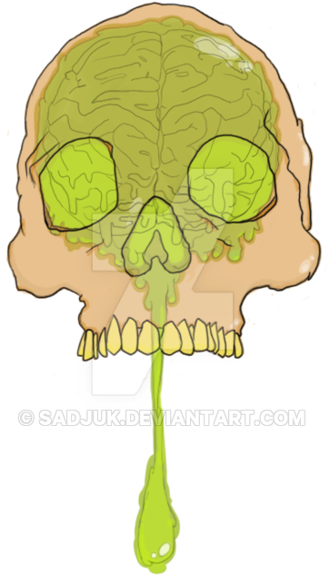 Skull Bash Glob By Sadjuk - Skull - (400x695) Png Clipart Download