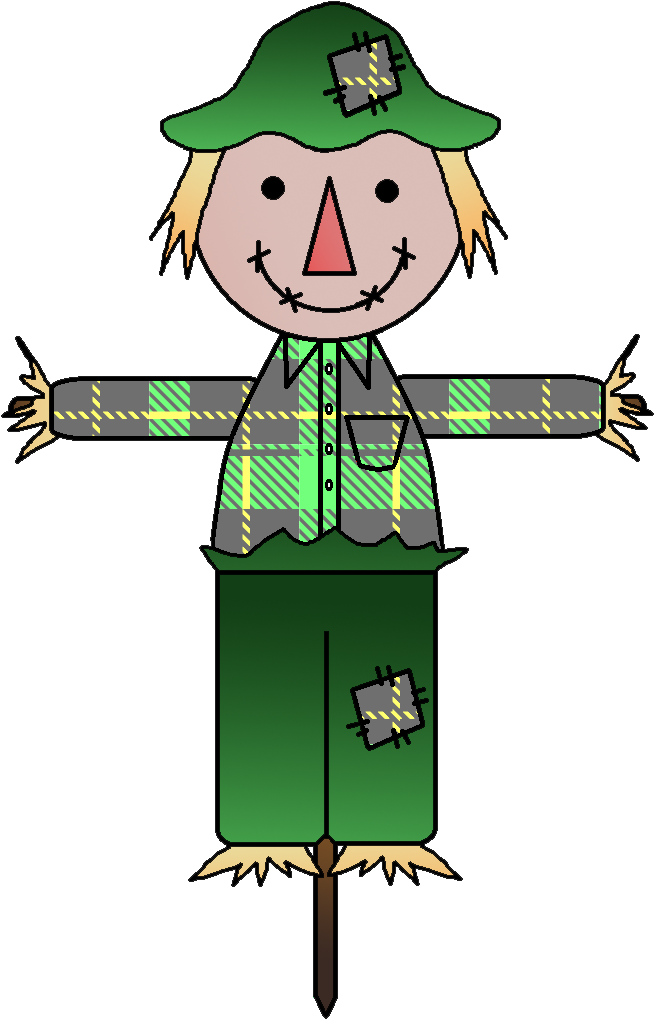 Scarecrow Graphics Clipart - Scarecrow Patch - (659x1035) Png Clipart ...