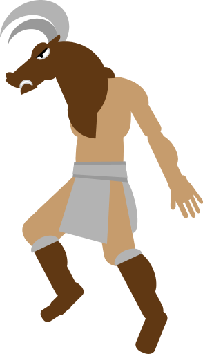 Persian Clipart Theseus - Theseus And The Minotaur Cartoon - (294x512 ...
