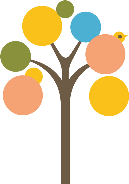 Tree - Circle - (498x621) Png Clipart Download